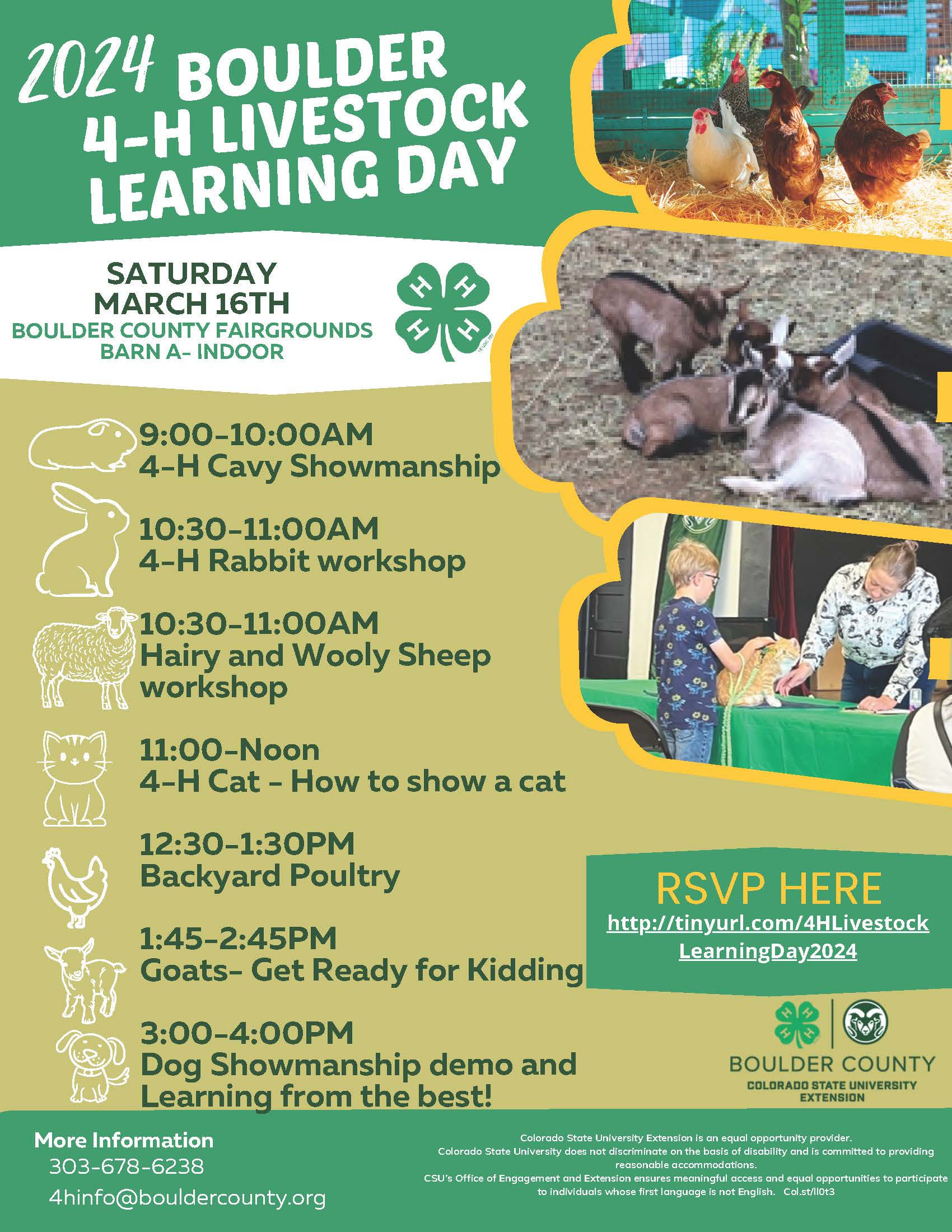 4-H POULTRY PROJECT – Boulder County Extension